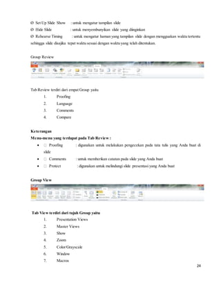 Modul singkat power point | DOCX