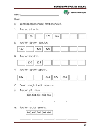 Modul p&p nombor dan operasi tahun 2 | PDF