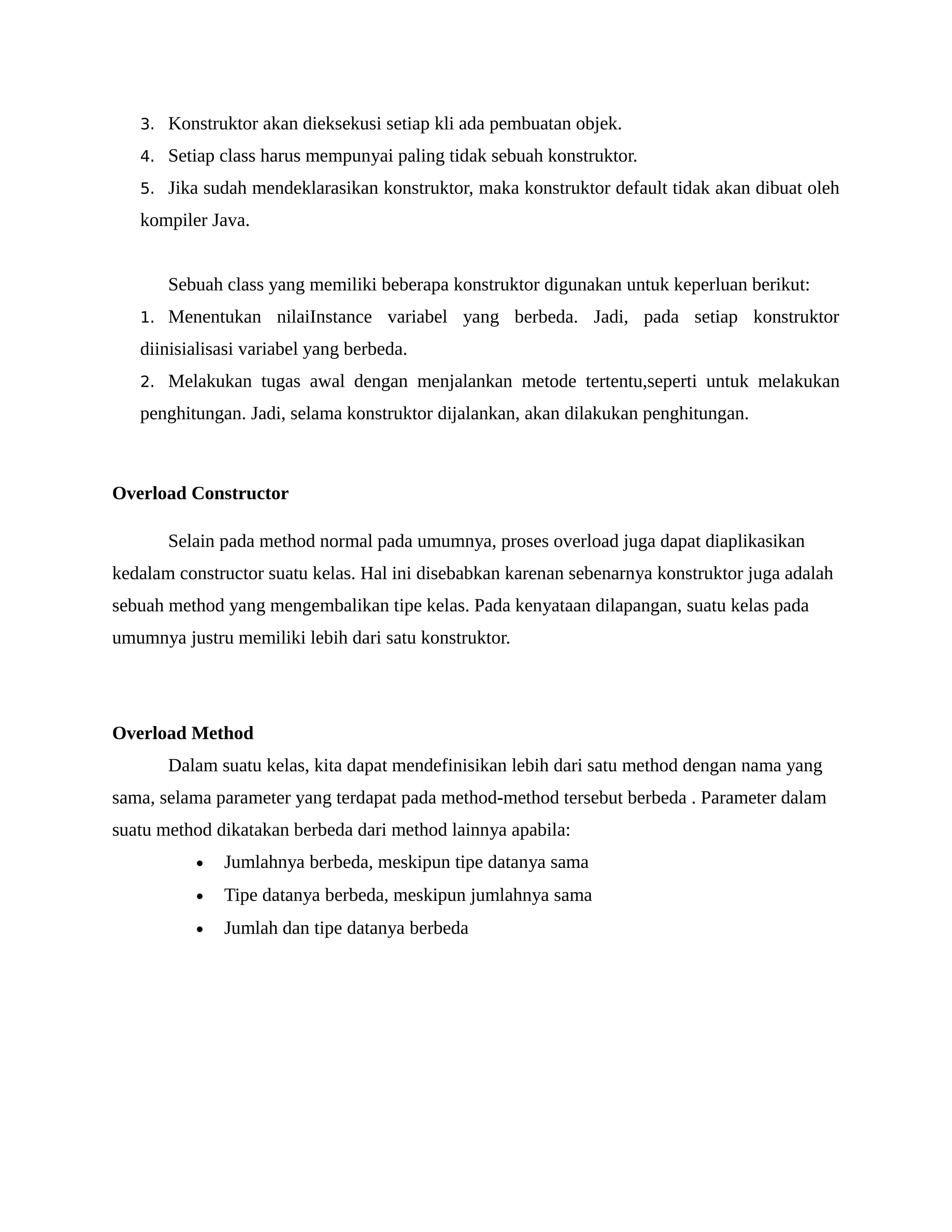 Modul prak2 constructor dan overloading | PDF