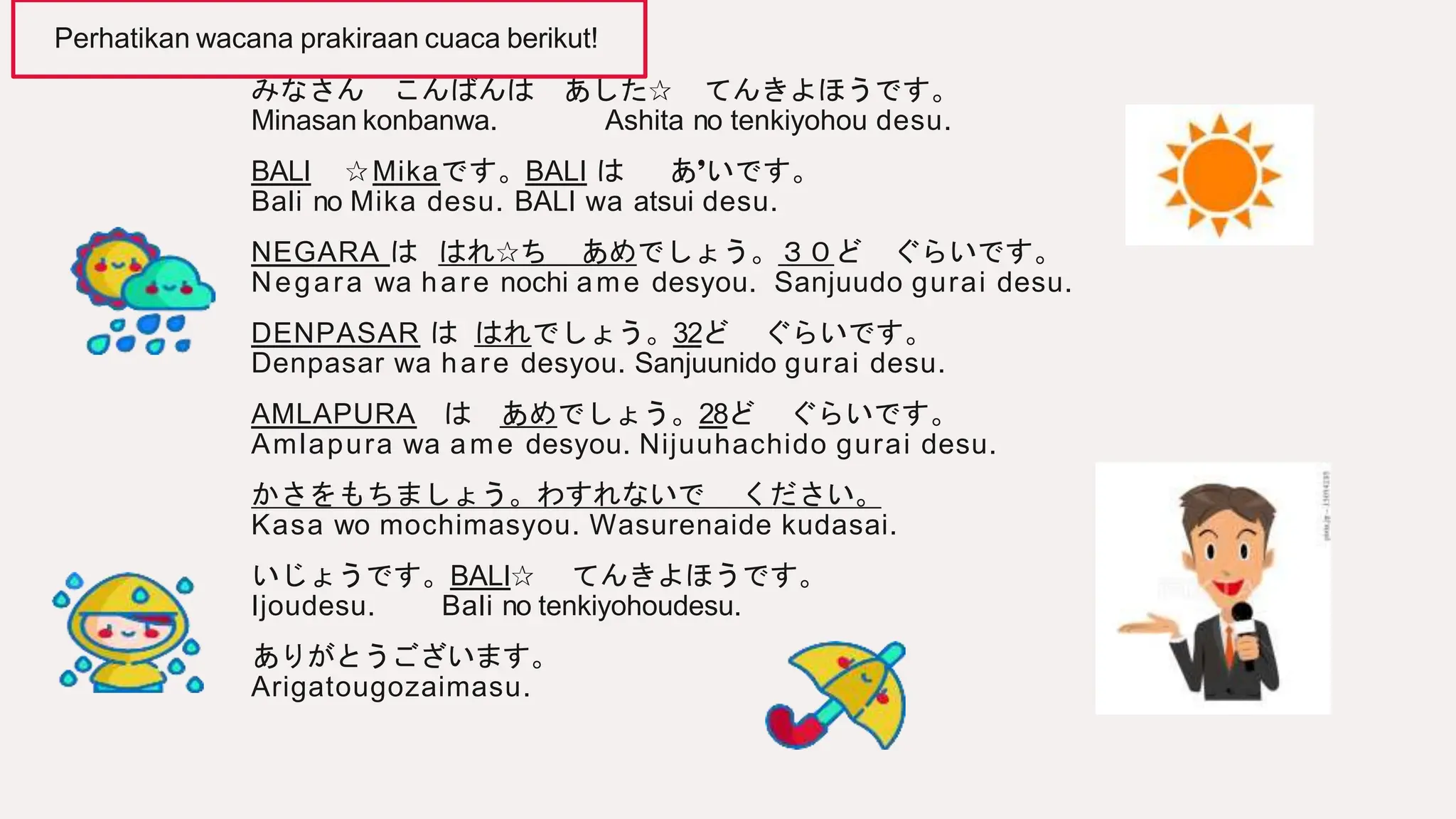 Modul_Prakiraan Cuaca_bahasa Jepang kelas XII.pptx
