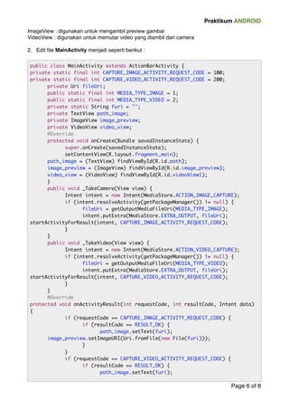 Modul praktikum 14 - Android Sudaryatno | PDF