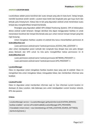 Modul praktikum 15 - Android Sudaryatno | PDF