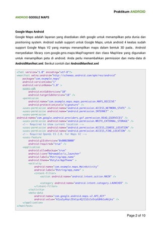 Modul praktikum 16 - Android Sudaryatno | PDF