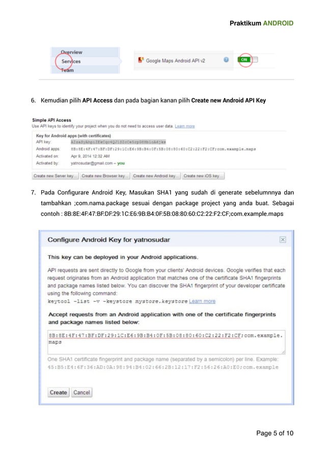 Modul praktikum 16 - Android Sudaryatno | PDF