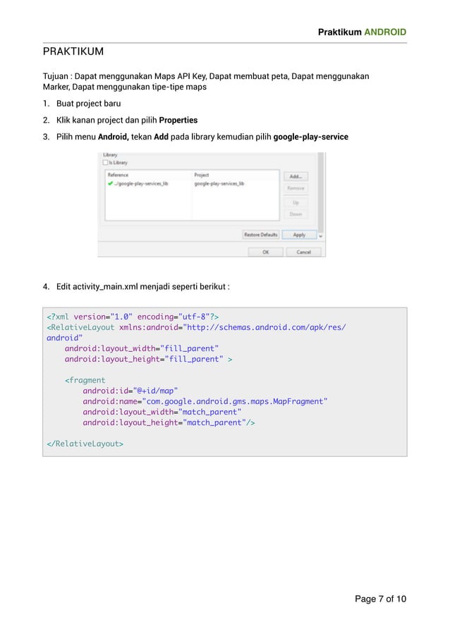 Modul praktikum 16 - Android Sudaryatno | PDF