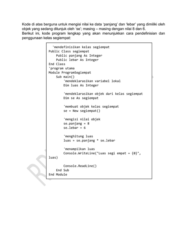 Modul praktikum 1 pemrograman desktop | PDF