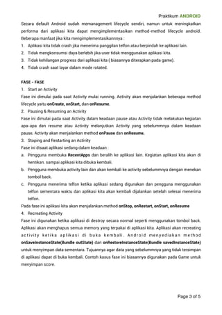 Modul praktikum 4 - Android Sudaryatno | PDF