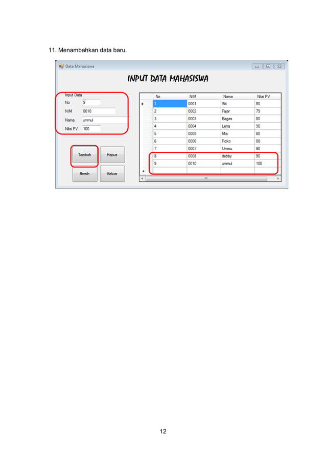 Modul Praktikum 6 - Pemrograman Visual | PDF