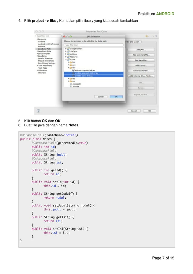Modul praktikum 8 - Android Sudaryatno | PDF