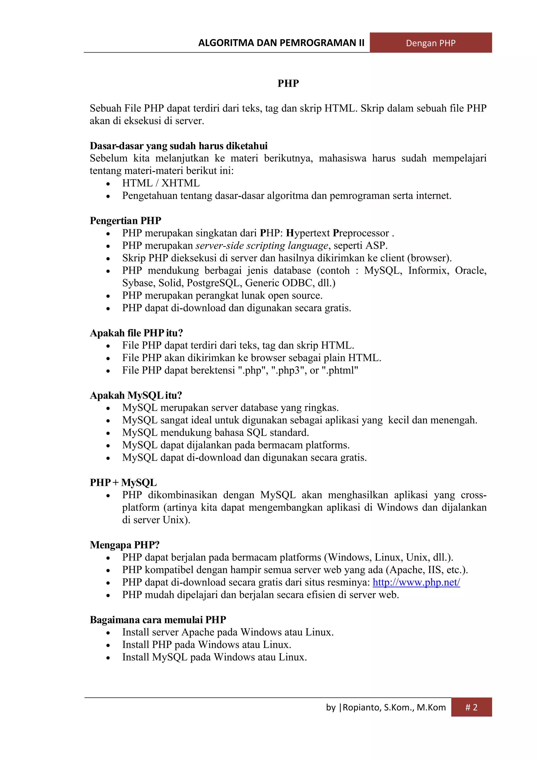 Modul praktikum algoritma | PDF