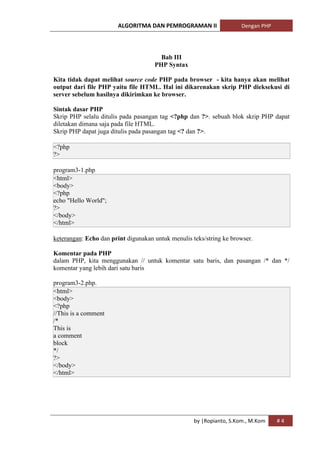 Modul praktikum algoritma | PDF