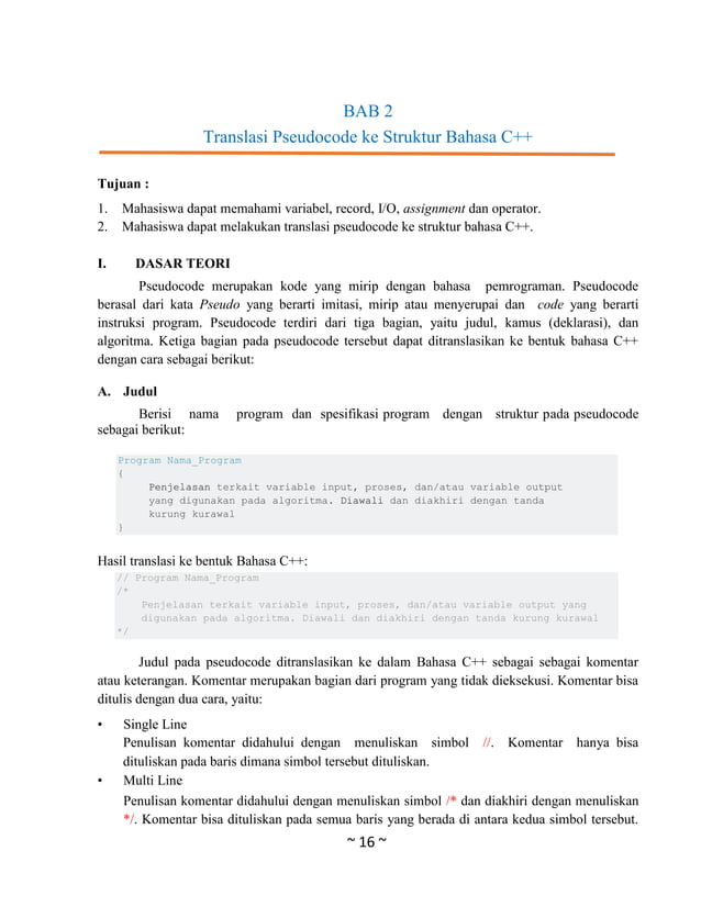 [Module] algorithm and programming | PDF