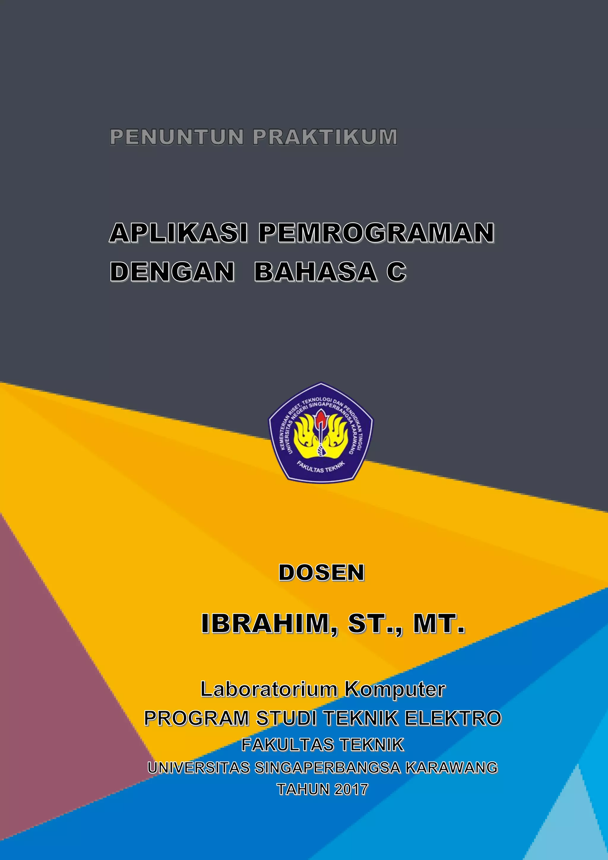 Modul praktikum aplikasi c | PDF