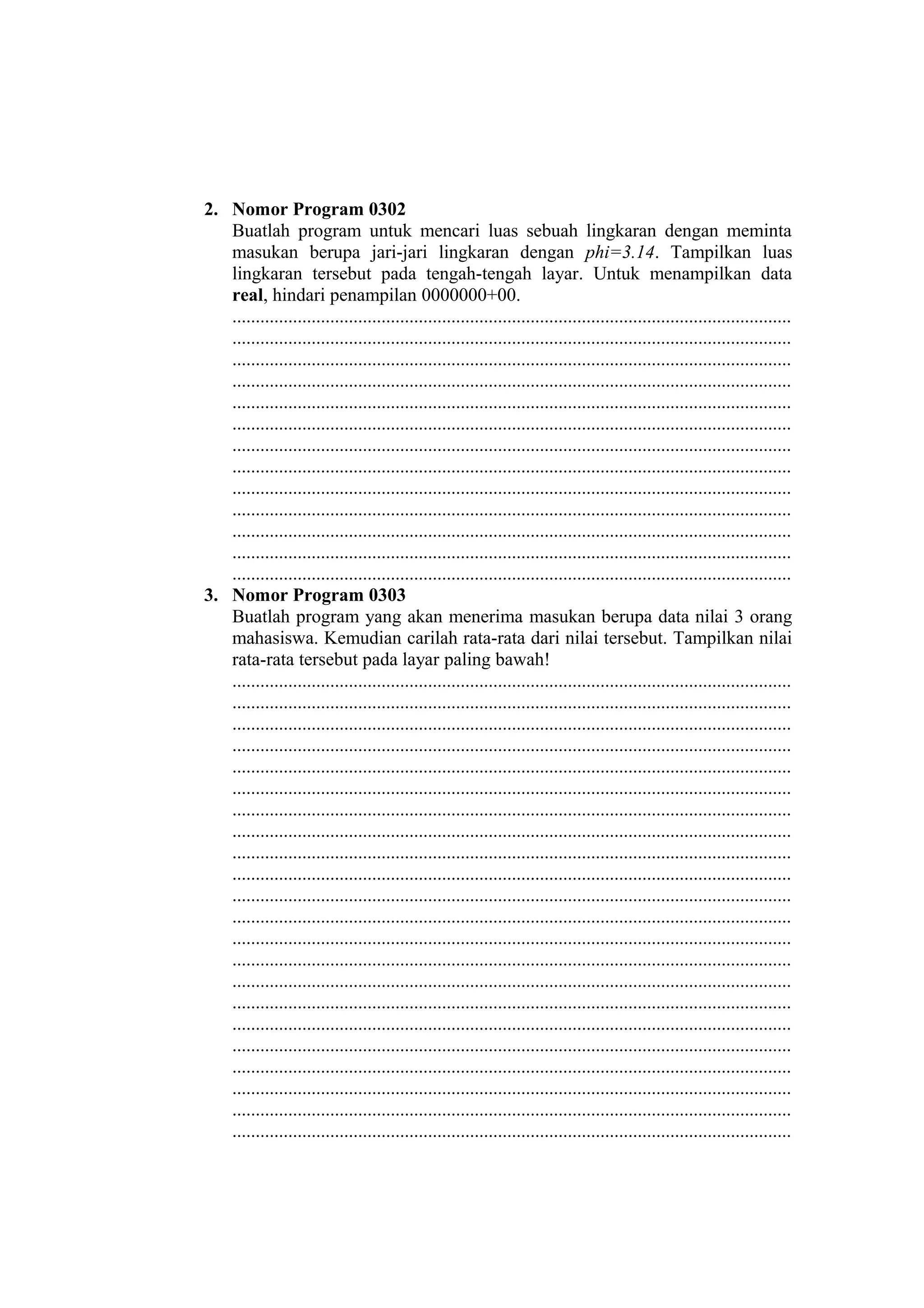 Modul praktikum bahasa pemrograman pascal | PDF