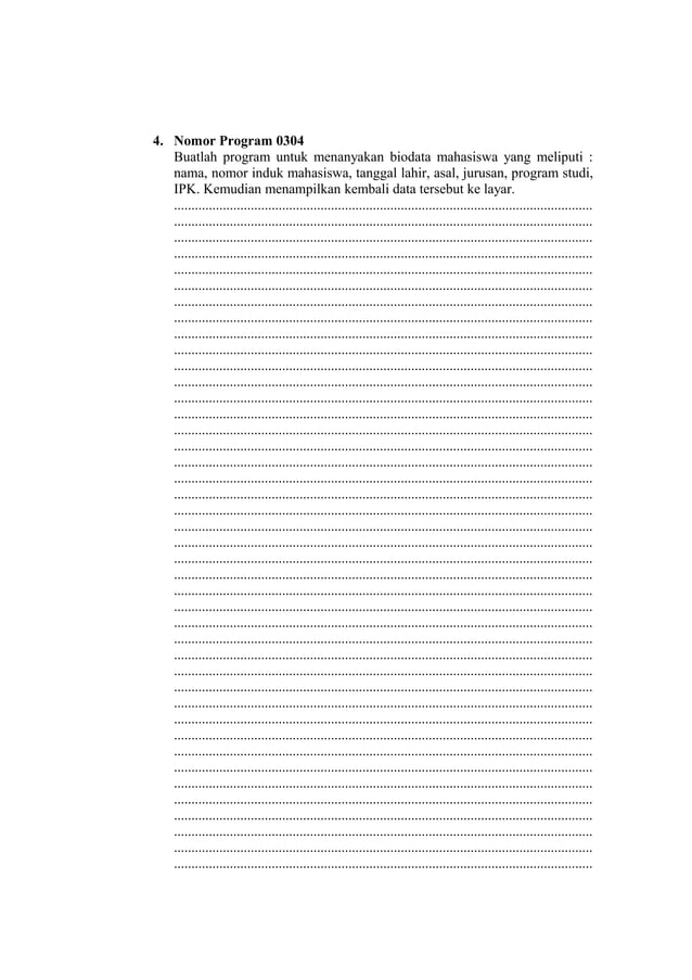 Modul praktikum bahasa pemrograman pascal | PDF