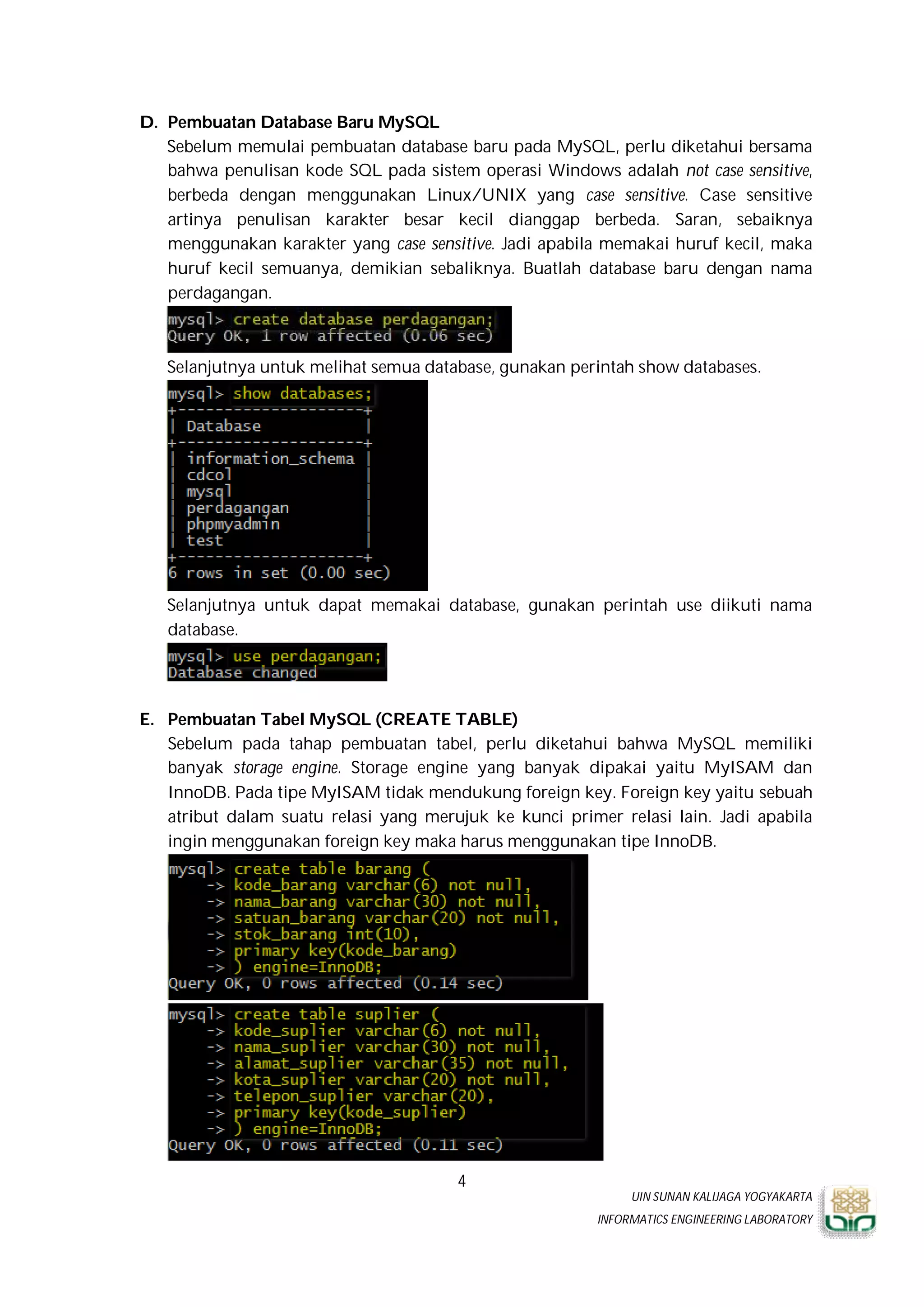 Modul Praktikum Basis Data | PDF