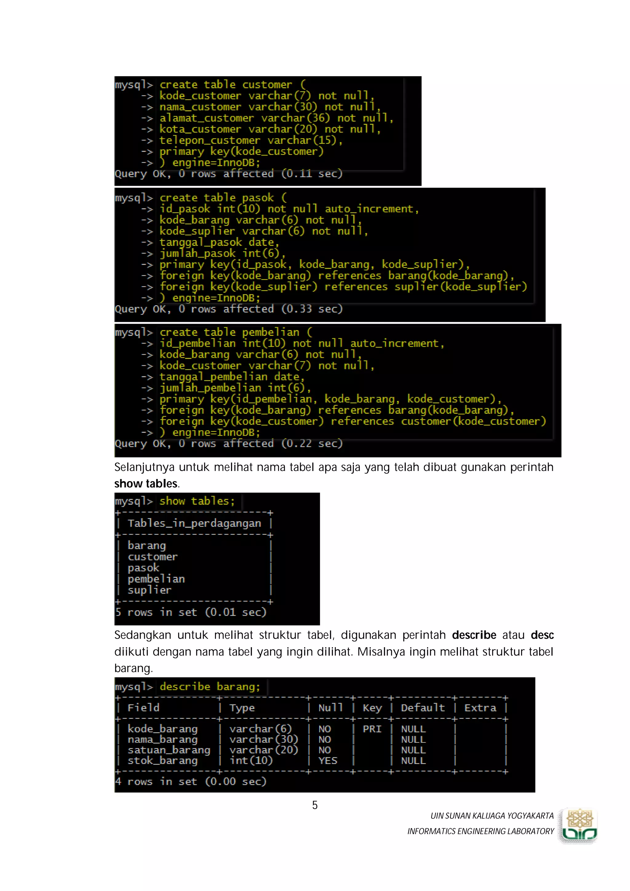 Modul Praktikum Basis Data | PDF