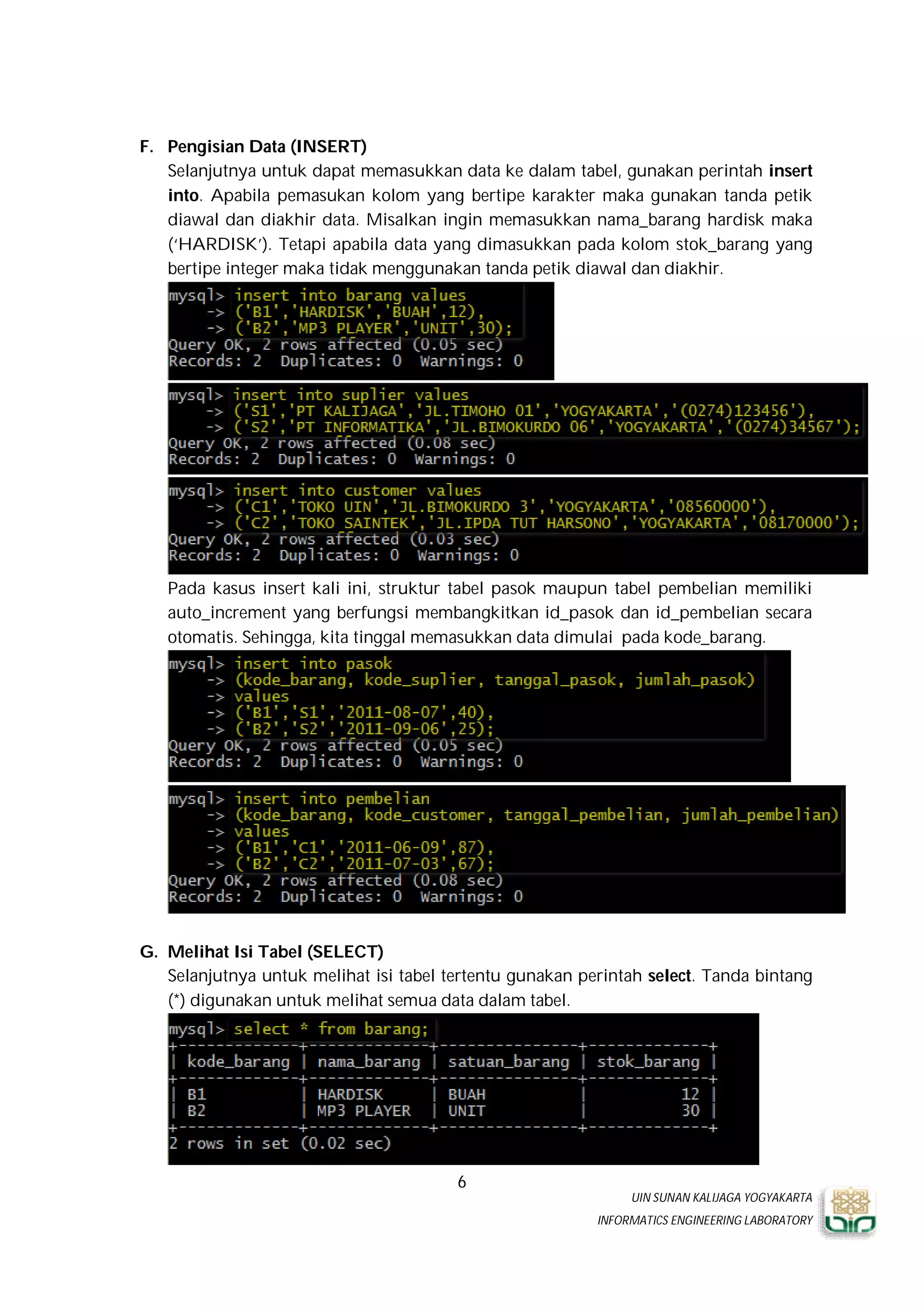 Modul Praktikum Basis Data | PDF
