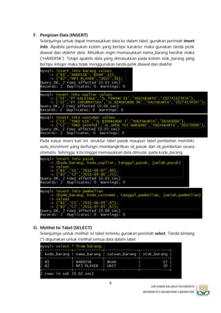 Modul Praktikum Basis Data | PDF