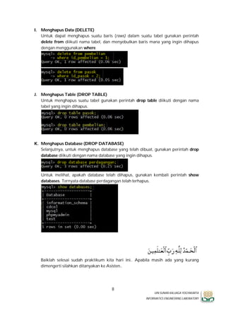 Modul Praktikum Basis Data | PDF