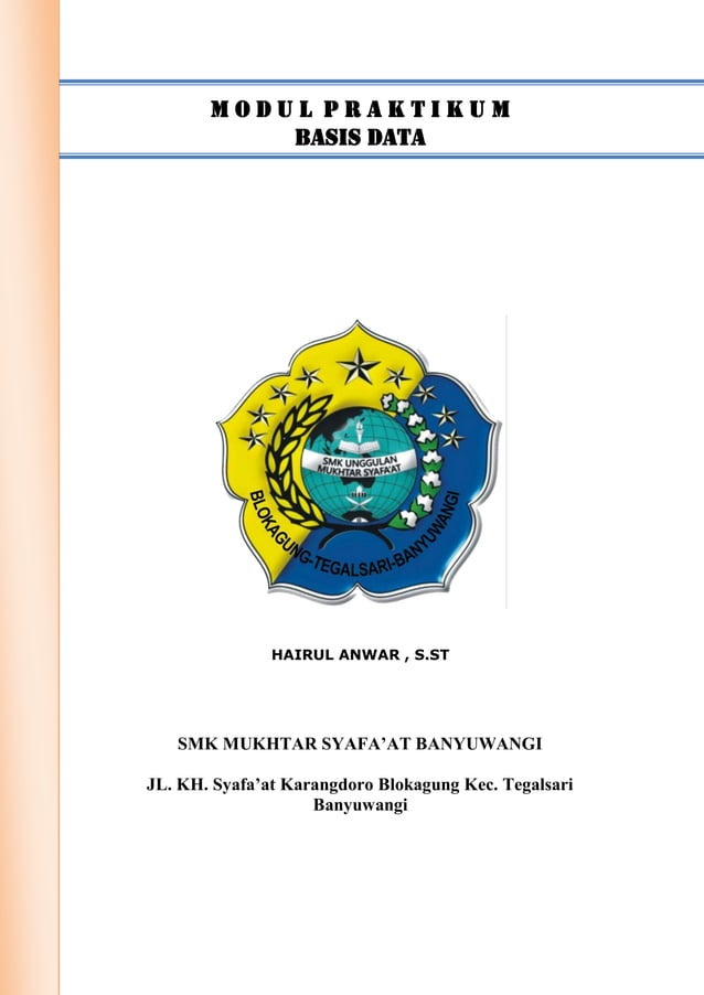 Modul praktikum basis data | PDF