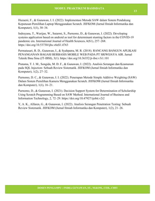 Modul praktikum Basisdata | PDF
