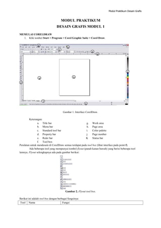 Modul praktikum corel draw | PDF