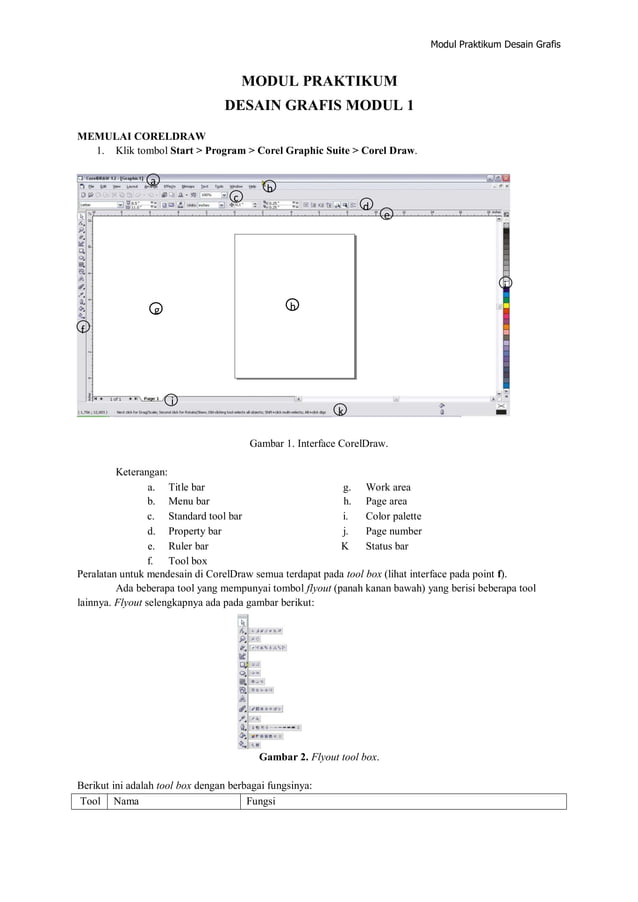 Modul praktikum corel draw | PDF
