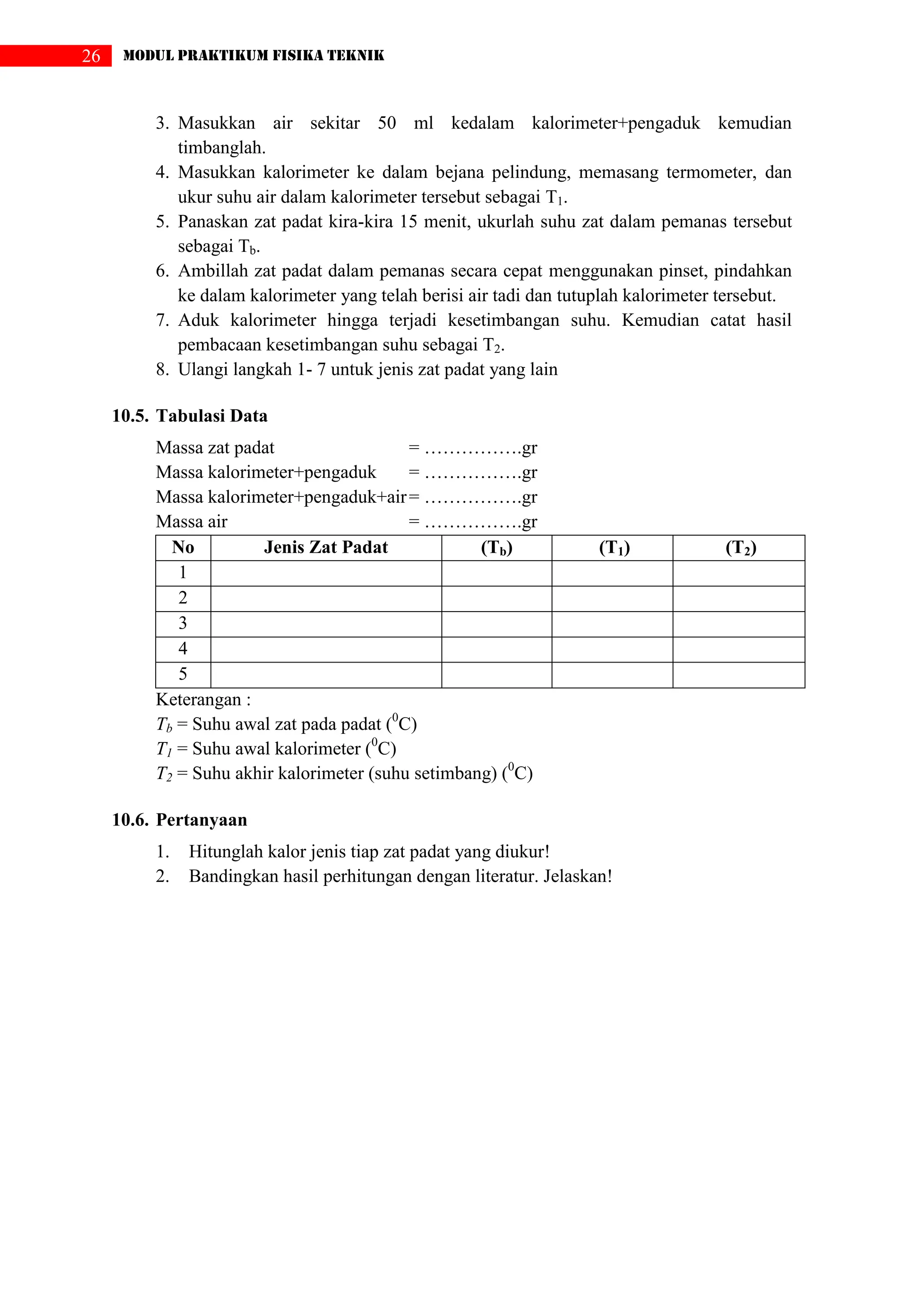 Modul Praktikum Fisika Teknik Sipil 2020 Pdf