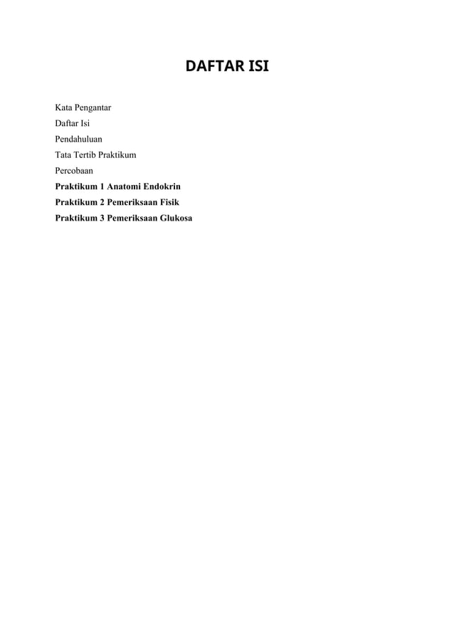 Modul Praktikum Kimia Klinik Matakuliah Kimia Klinik Docx