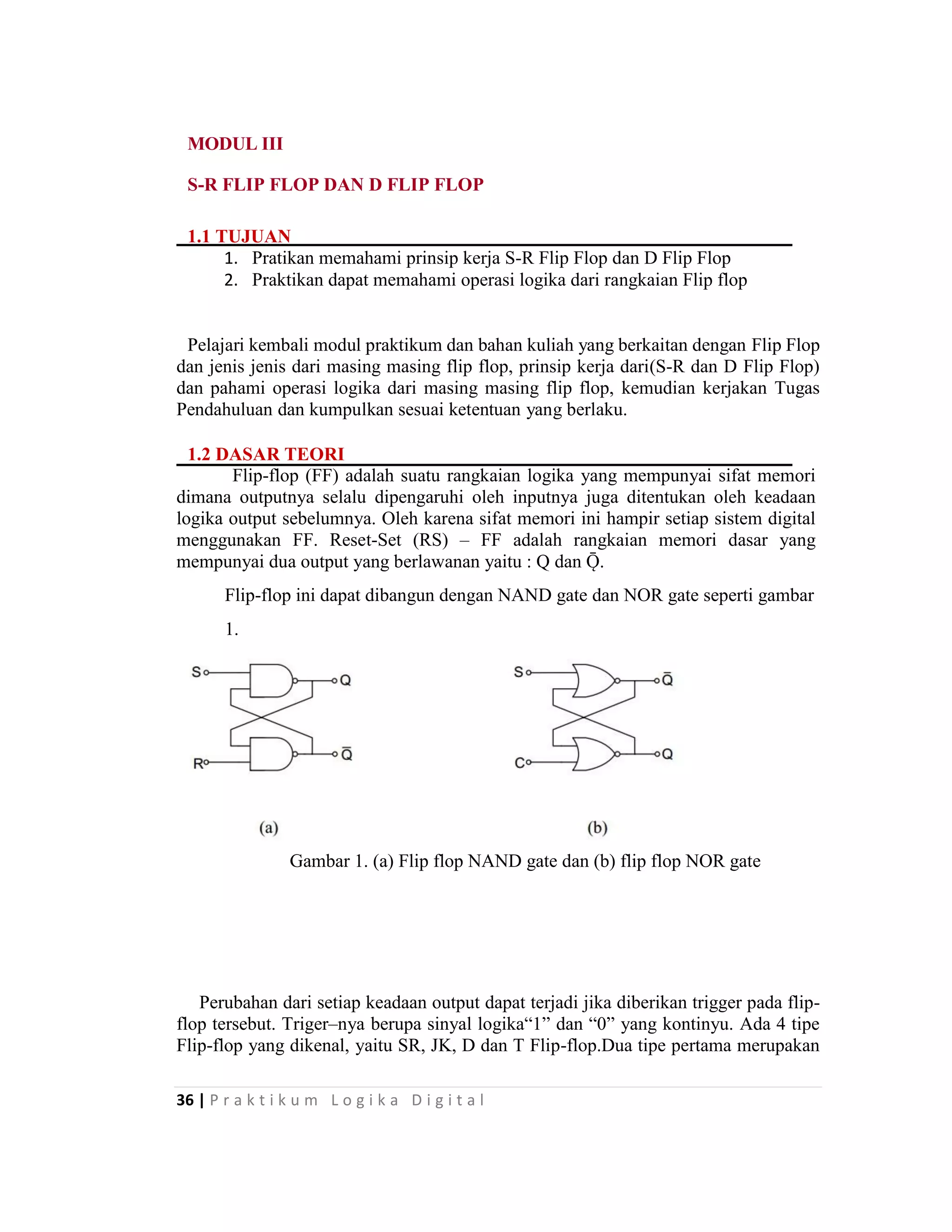 Modul praktikum logika digital NI Multisim | PDF