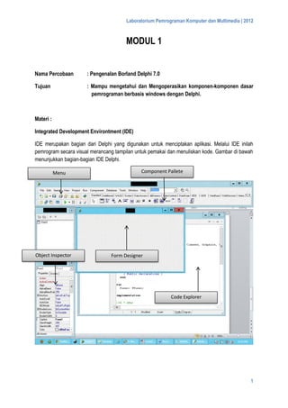 Modul praktikum pbw | PDF