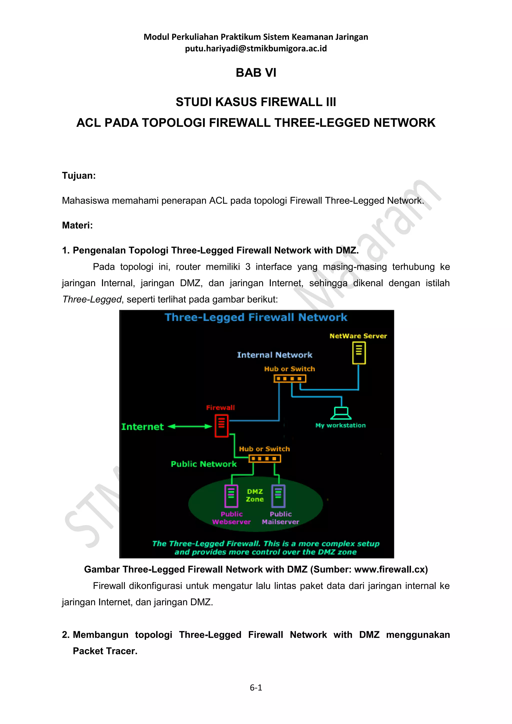 Modul Praktikum Sistem Keamanan Jaringan STMIK Bumigora Versi 1.0 | PDF