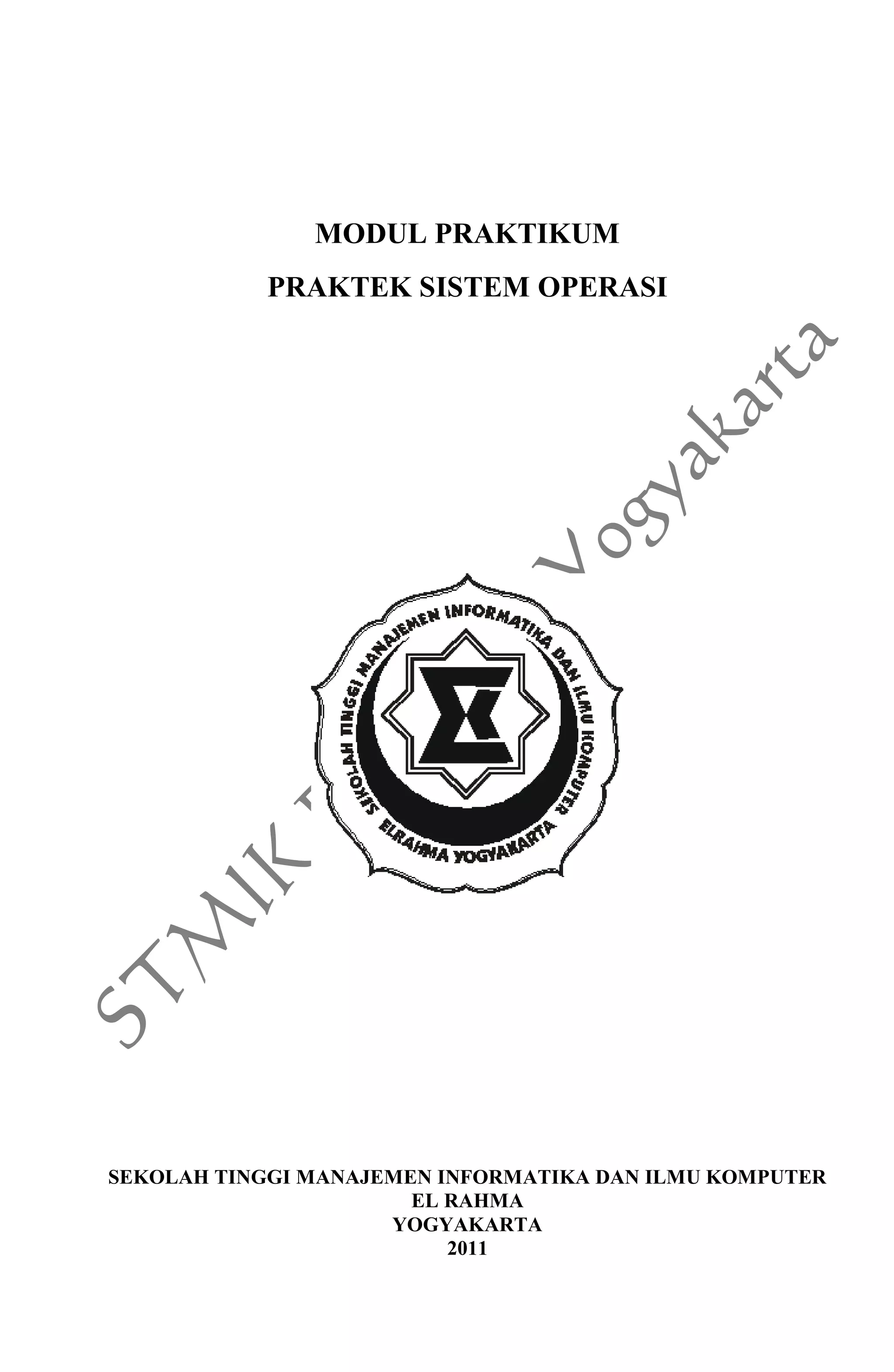 Modul praktikum sistem operasi | PDF