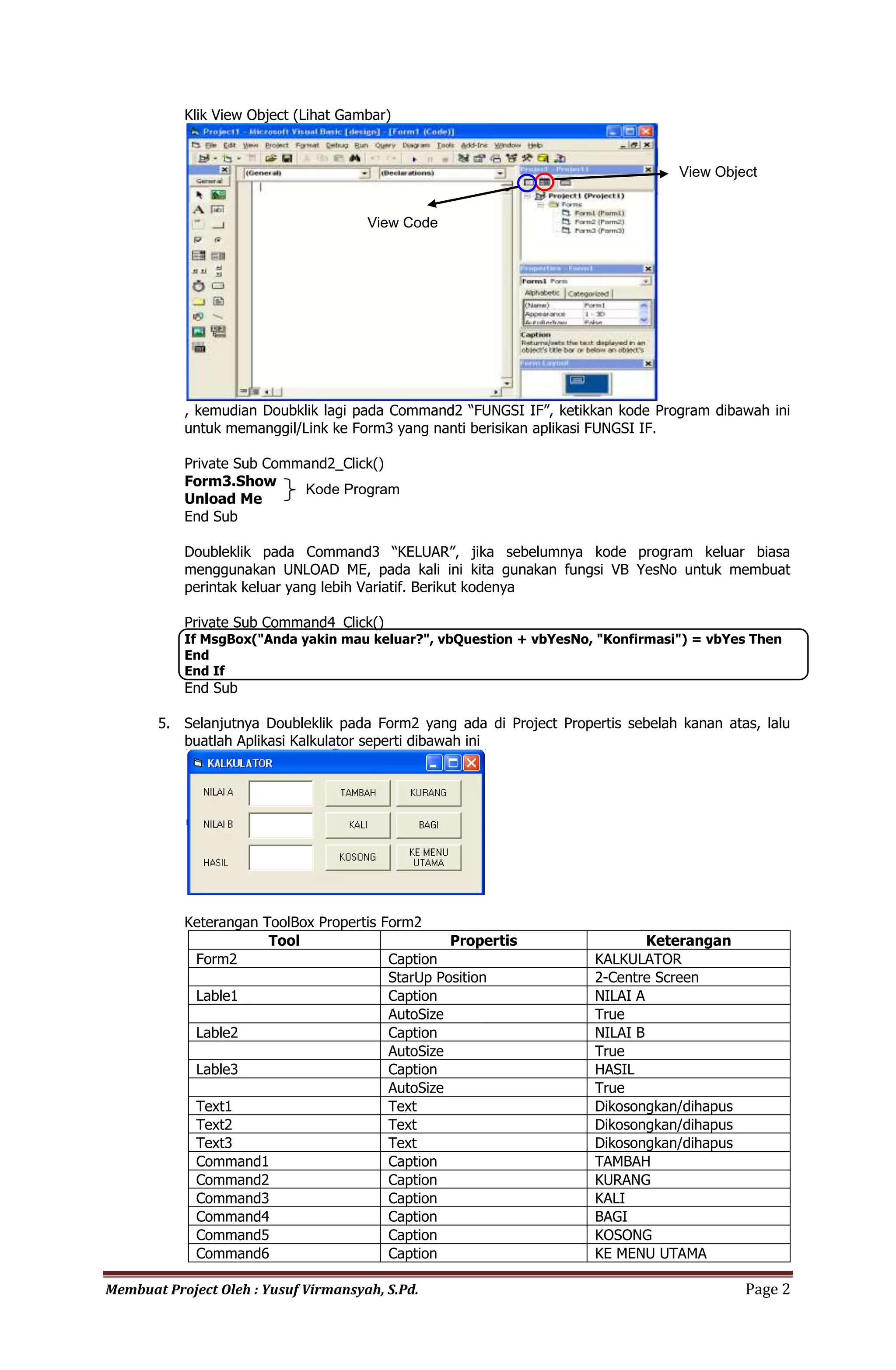 Modul project | DOCX