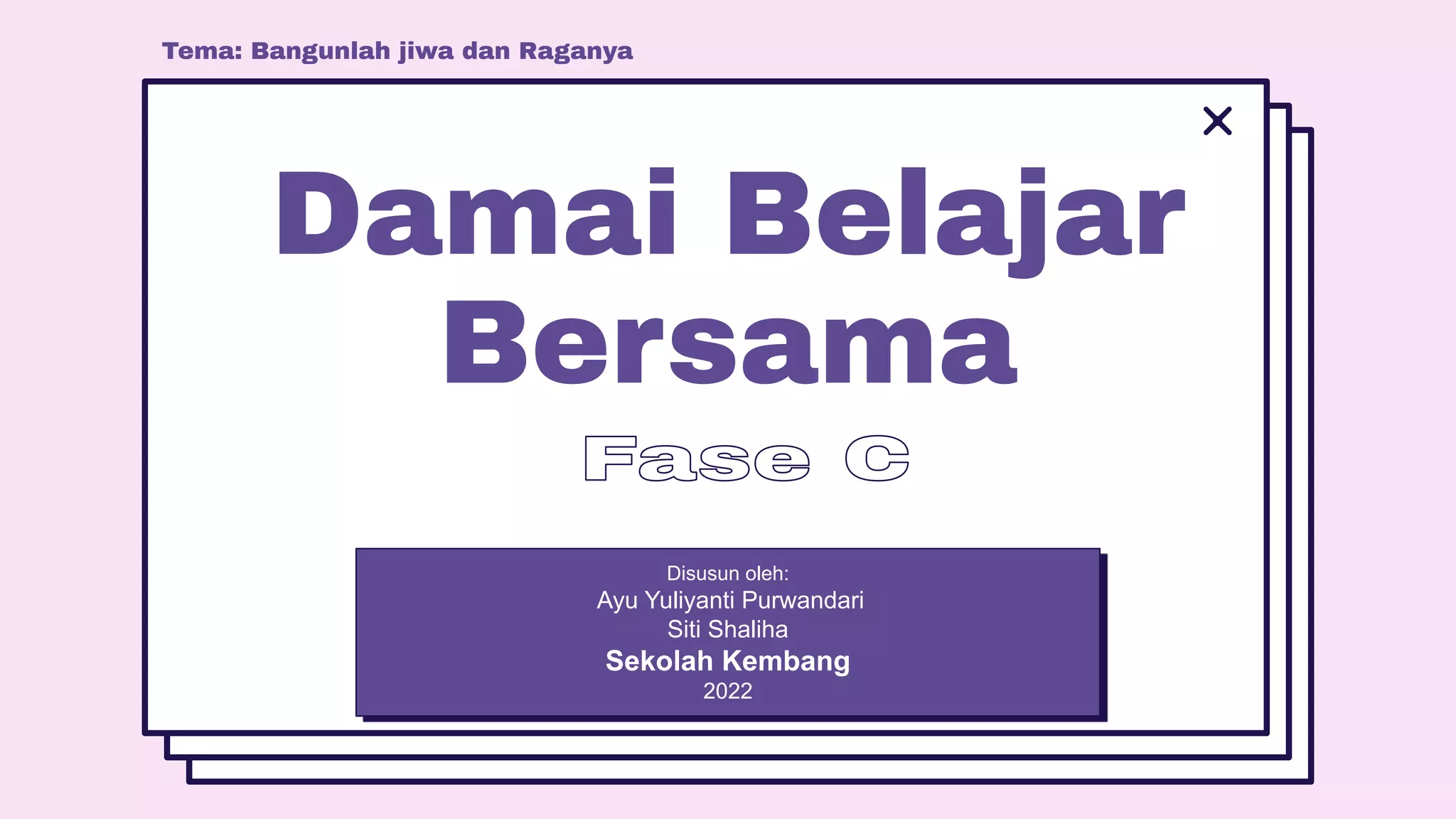 Modul Projek Bangunlah Jiwa dan Raganya - Damai Belajar Bersama - Fase C.pdf