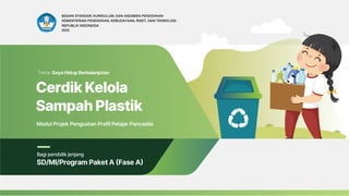 Modul Projek Gaya Hidup Berkelanjutan - Cerdik Kelola Sampah Plastik - Fase A.pdf
