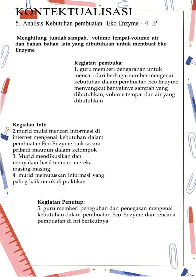 Modul Projek Gaya Hidup Berkelanjutan - MENGUBAH SAMPAH MENJADI LARUTAN SAKTI RAMAH LINGKUNGAN ...