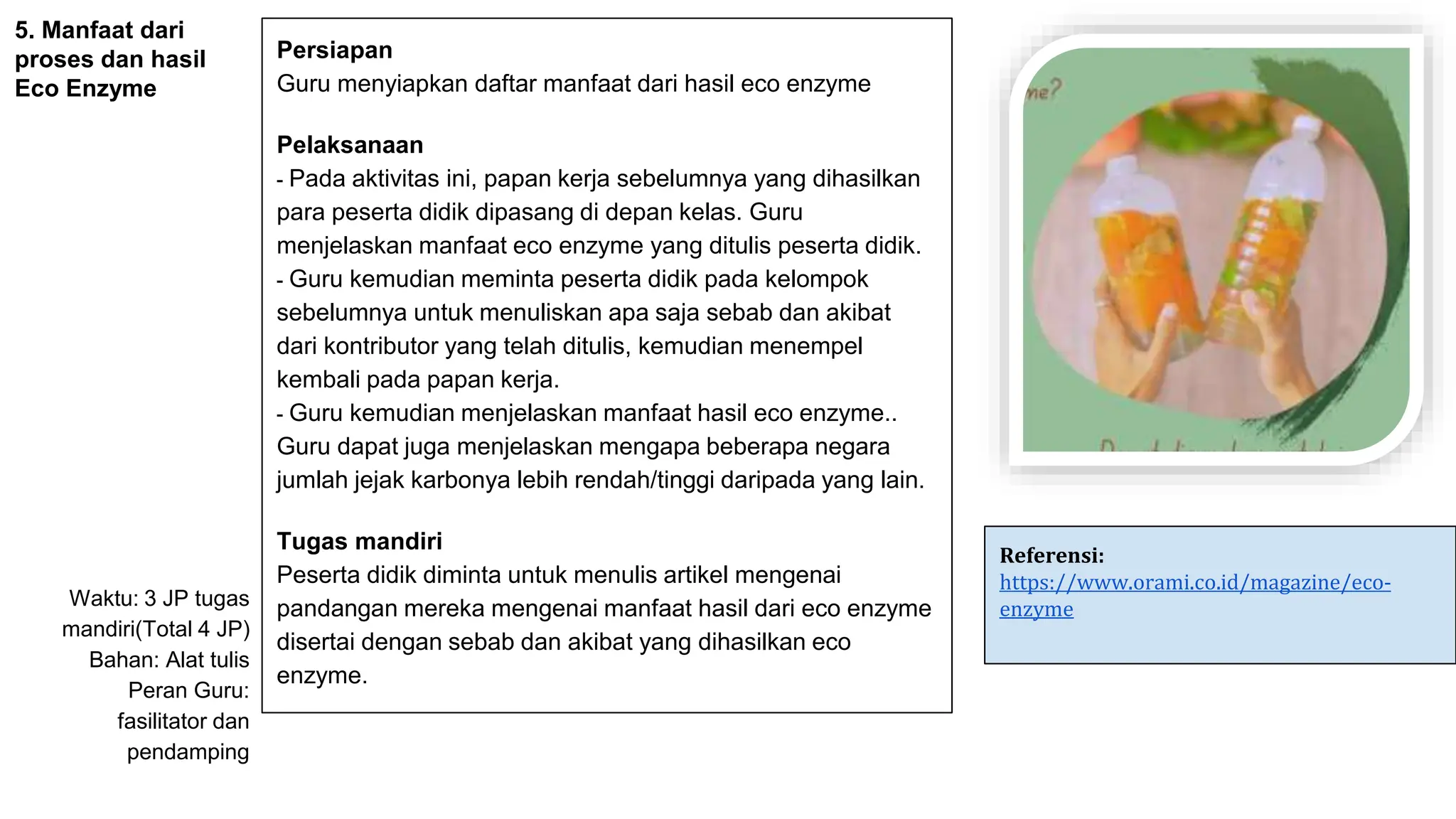 MODUL PROJEK P5 (ECO ENZYME).pptx SMA AL ASHRIYYAH NURUL IMAN | PPTX
