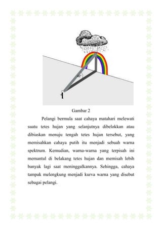 Modul proses terjadinya pelangi/sitinasity | PDF