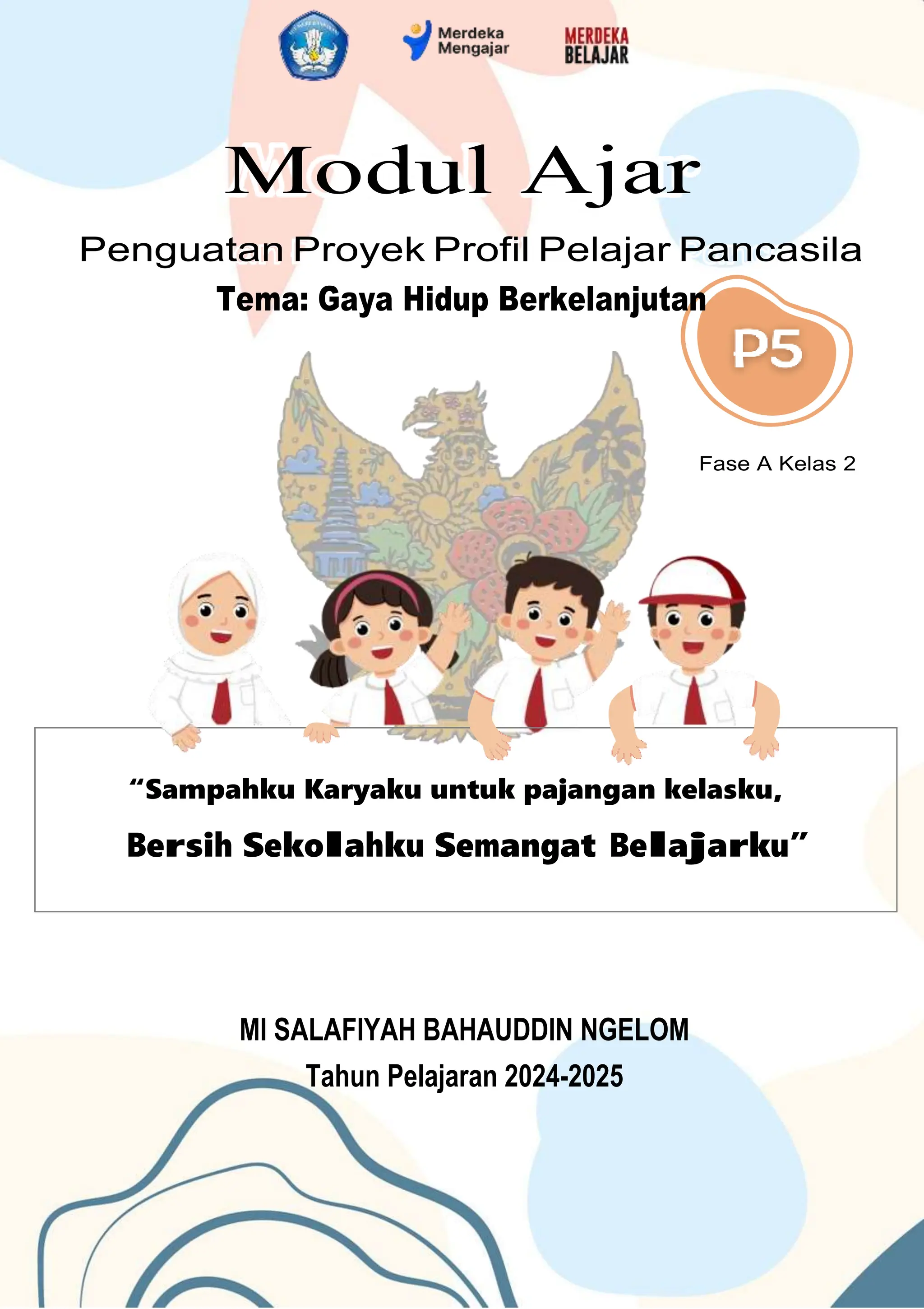 MODUL PROYEK GAYA HIDUP BERKELANJUTAN SAMPAHKU KARYAKU KELAS 2.docx