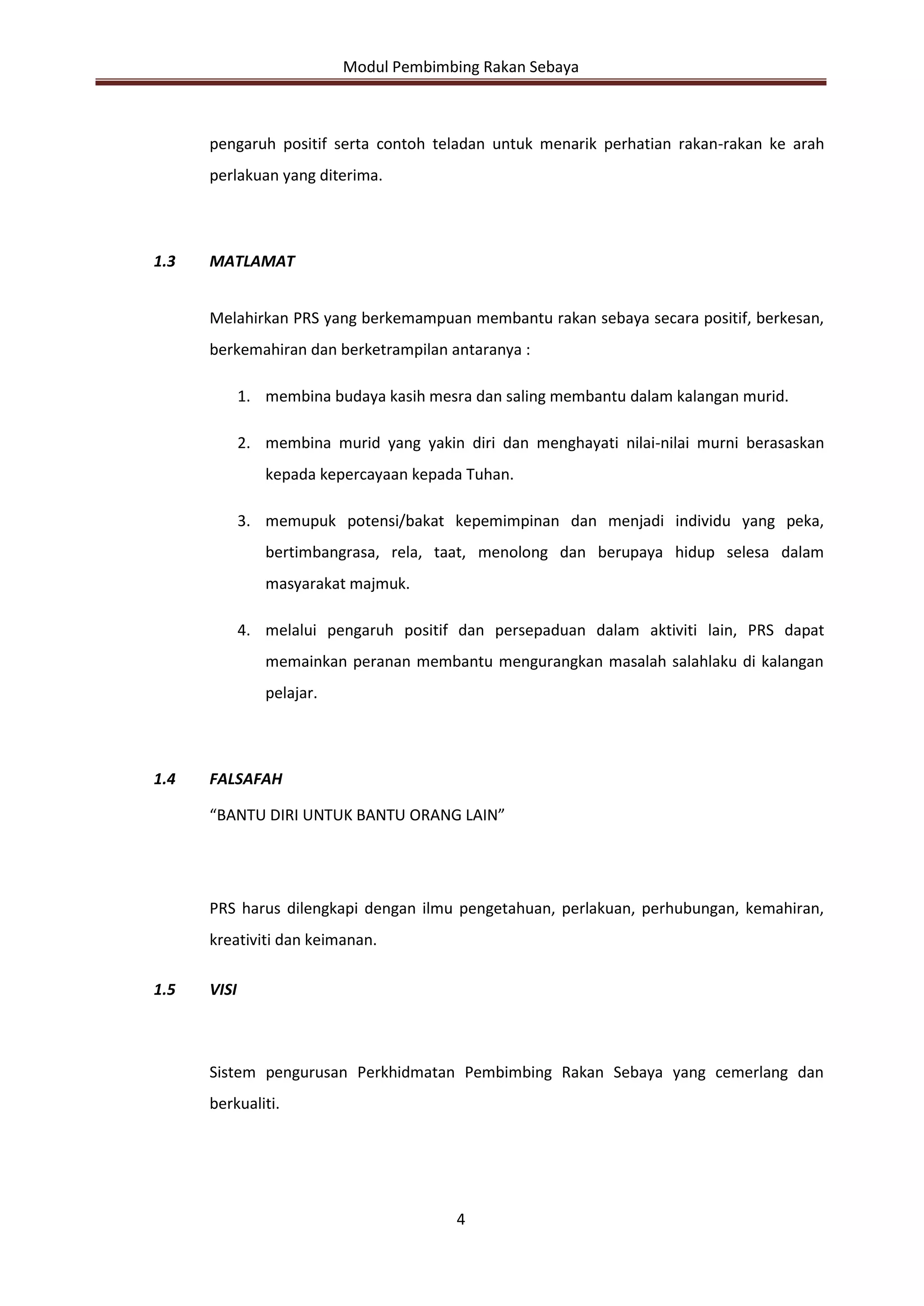 Modul prs kebangsaan | PDF