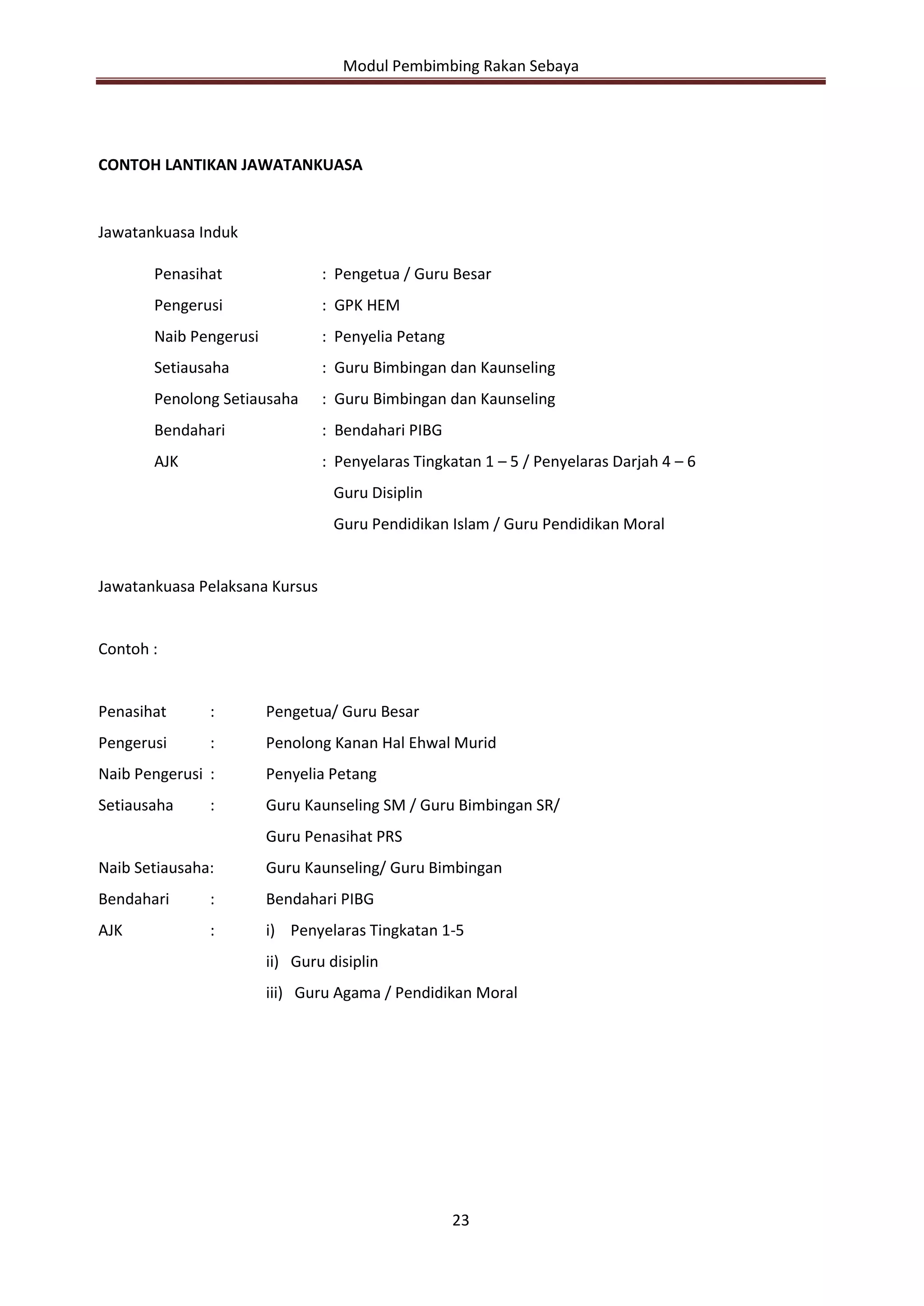 Modul prs kebangsaan | PDF