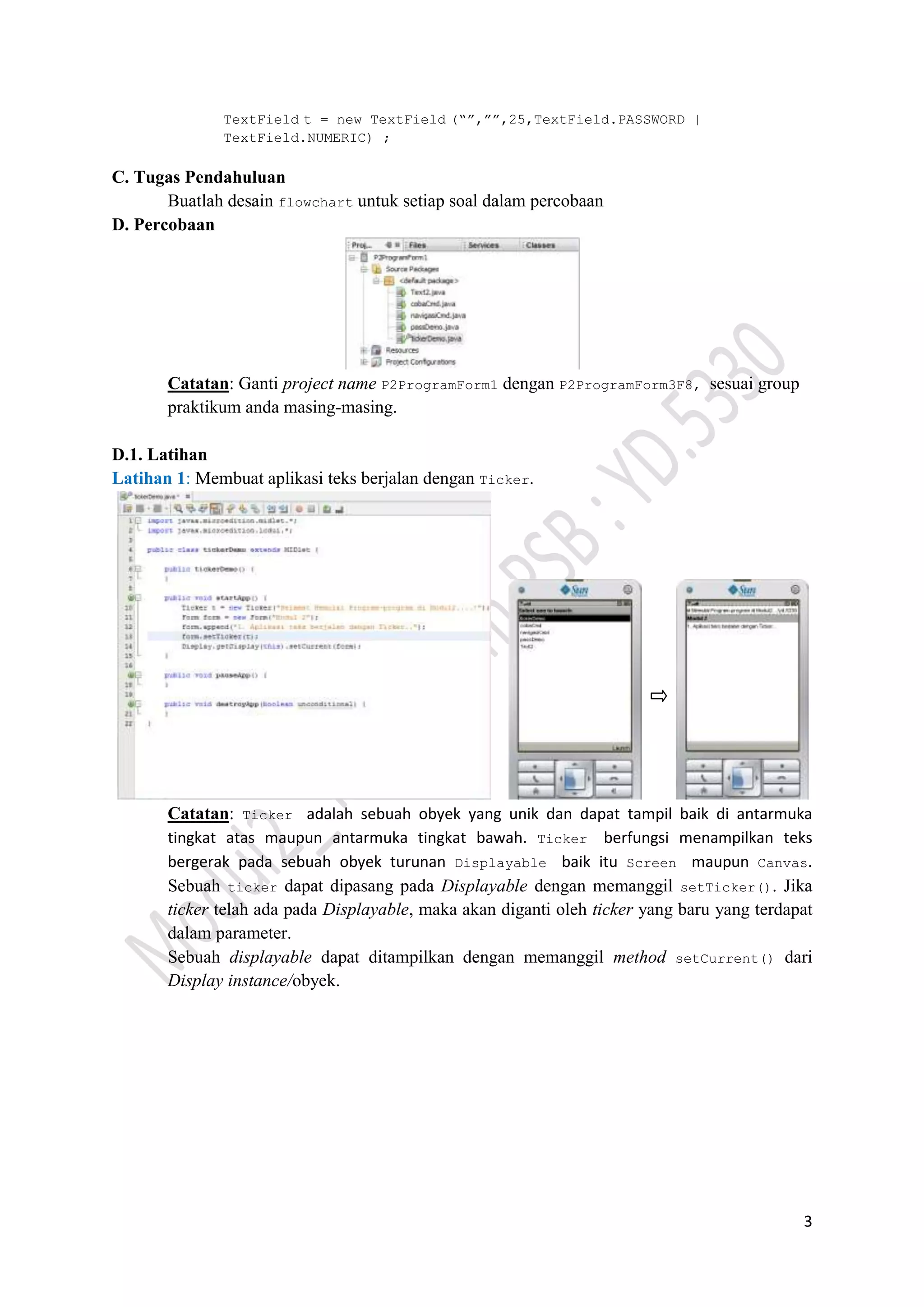 Modul psb 2 j2me | PDF