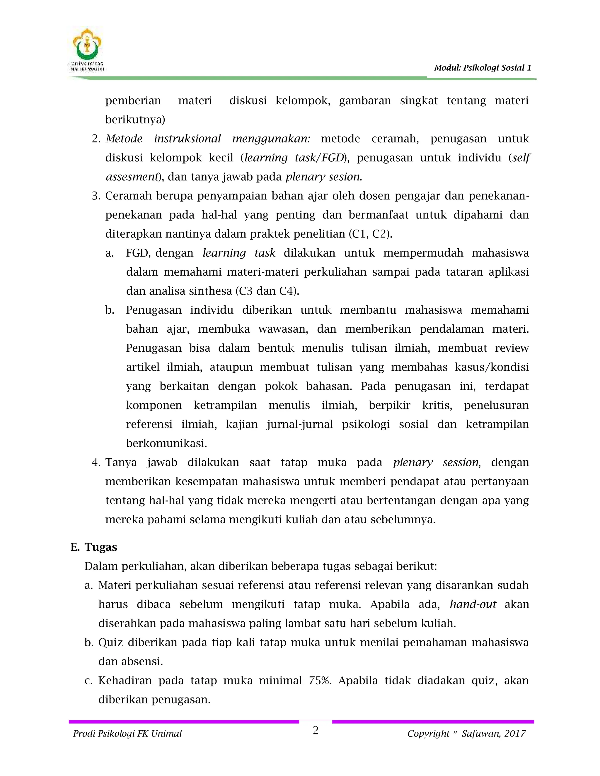 Modul_Psikologi Sosial 1 by SafwanKita.pdf