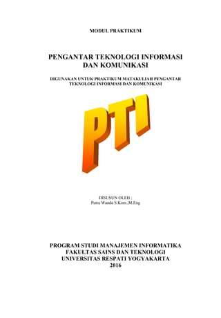Modul Pengantar Teknologi Informasi | PDF
