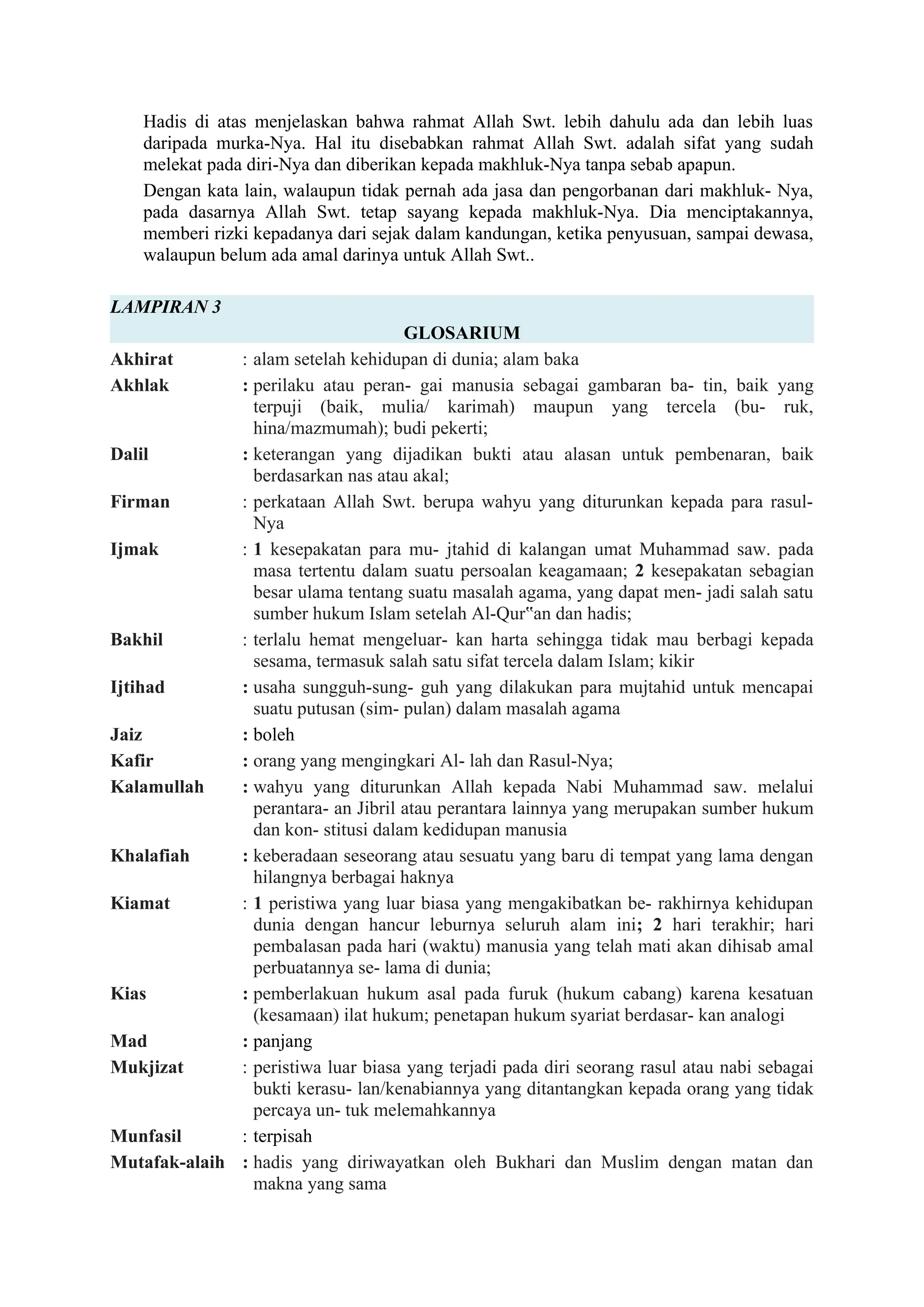Modul Qurdis 7 Bab 2 - Kekuasaan Allah Swt.docx
