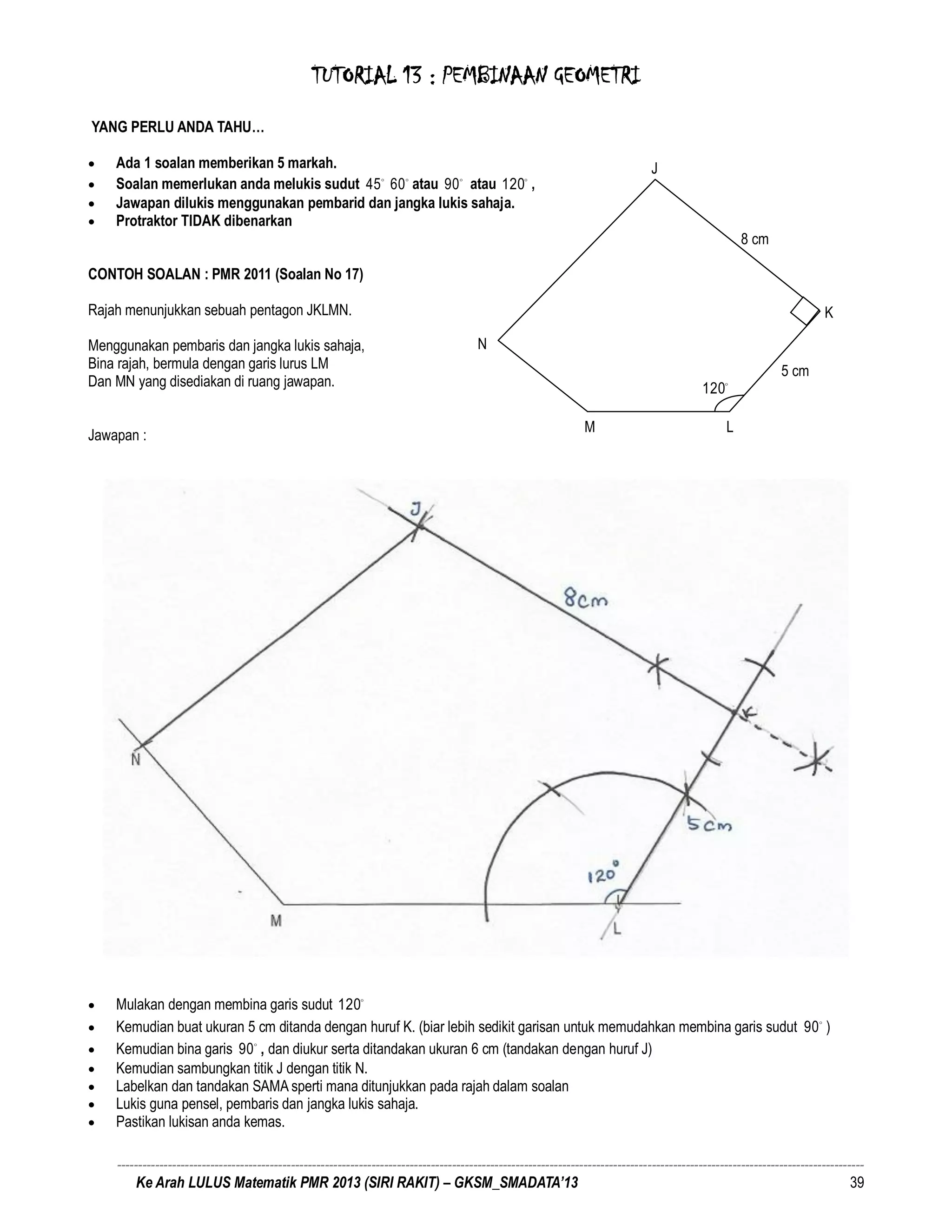 Modul rakit 2013 pmr (smadata) | PDF