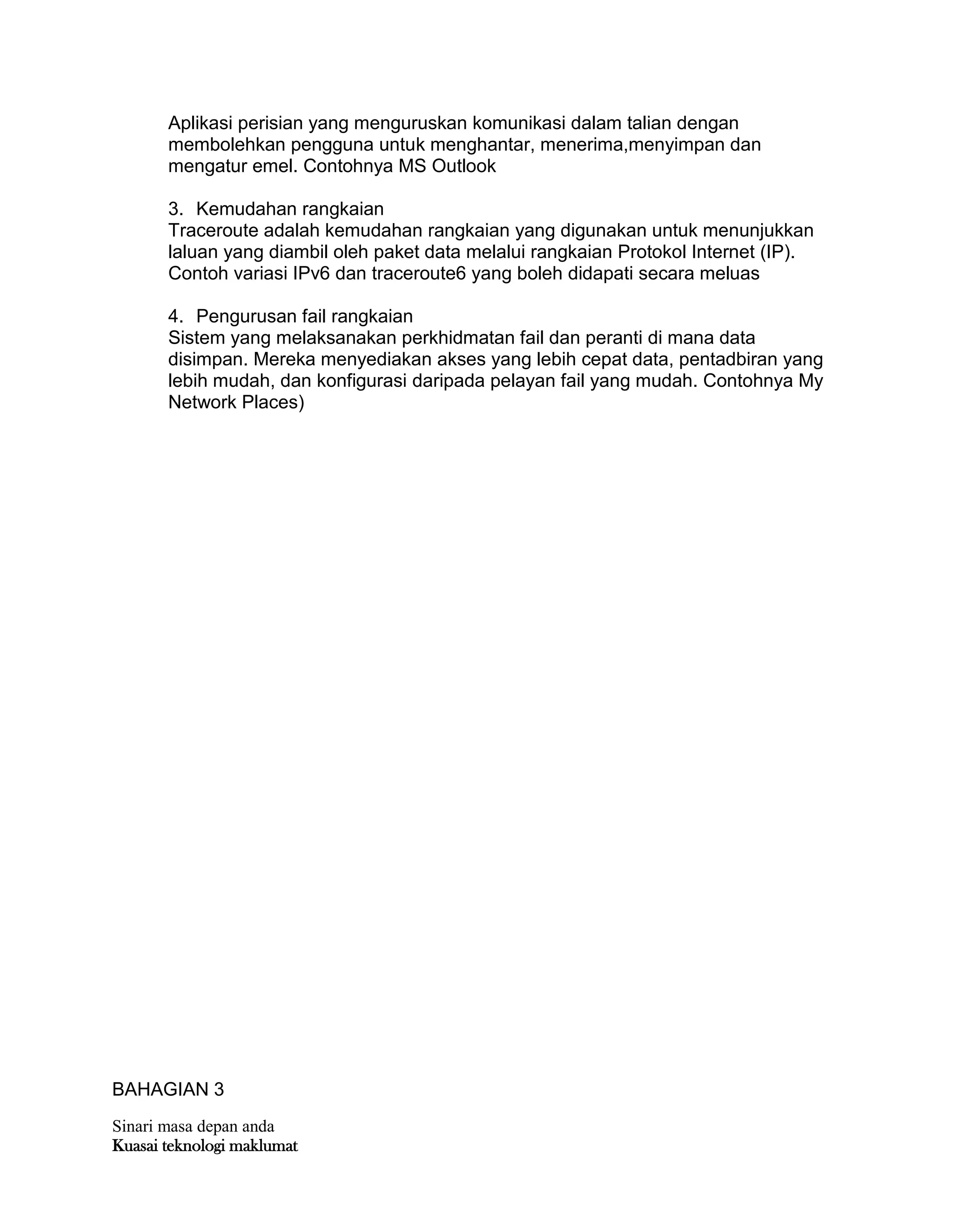 Modul rangkaian | DOCX