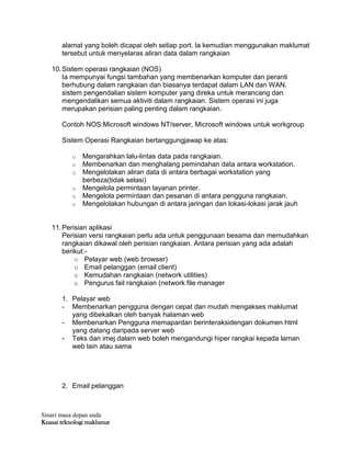 Modul rangkaian | DOCX